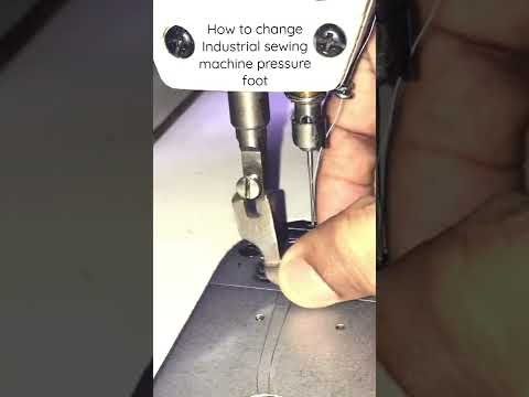 #shorts Industrial sewing machine pressure foot replacement| juki ddl8700| 5550| easy repair