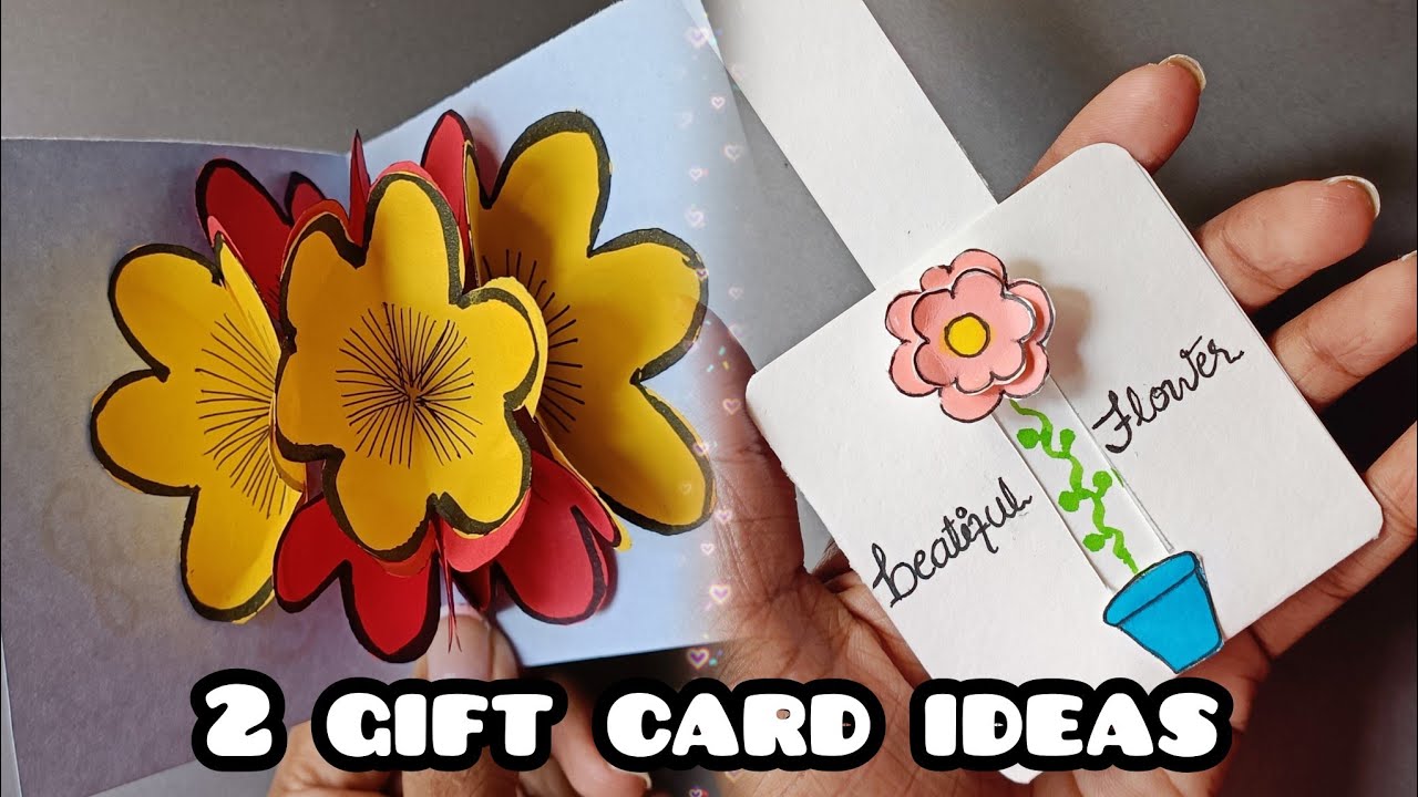 2 gift card ideas | easy present ideas | paper gift card idea - YouTube