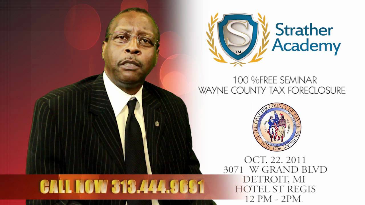 HERB STRATHER WAYNE COUNTY TAX AUCTION FREE SEMINAR THIS SATURDAY - YouTube