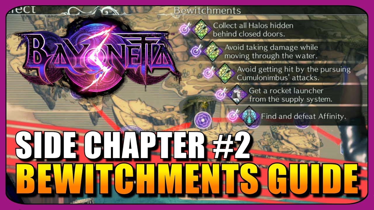 Bayonetta 3 - Side Chapter 2 | All Bewitchments Guide - YouTube