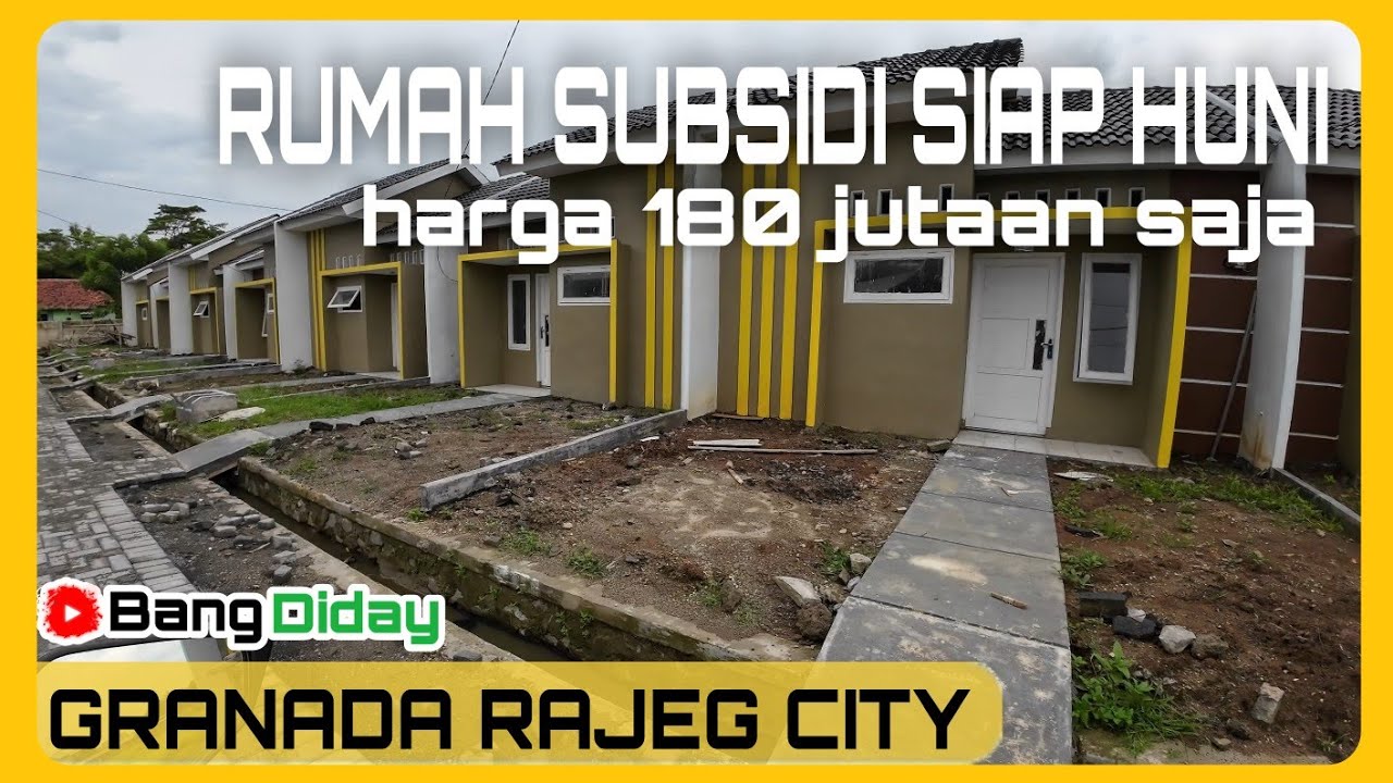 Keliling Perumahan Subsidi Granada Rajeg City - YouTube