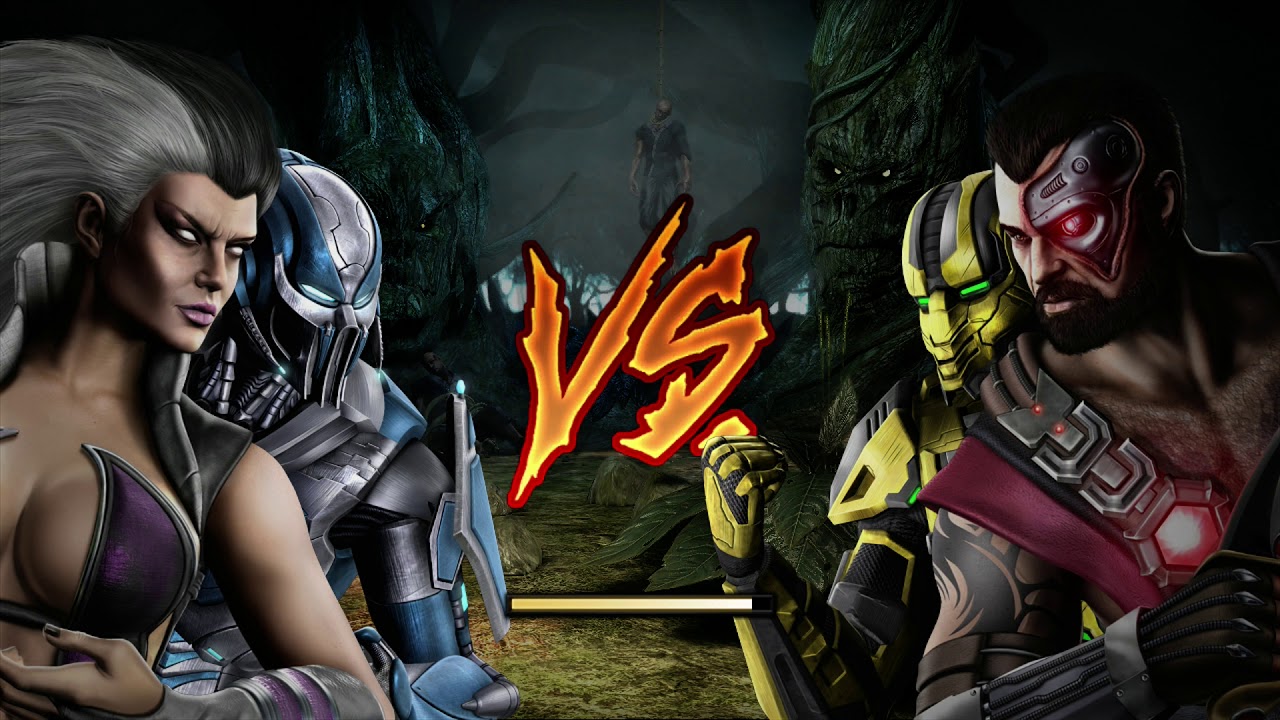 Mortal Kombat IX - Tag Ladder - Sindel & Cyber Sub-Zero - YouTube