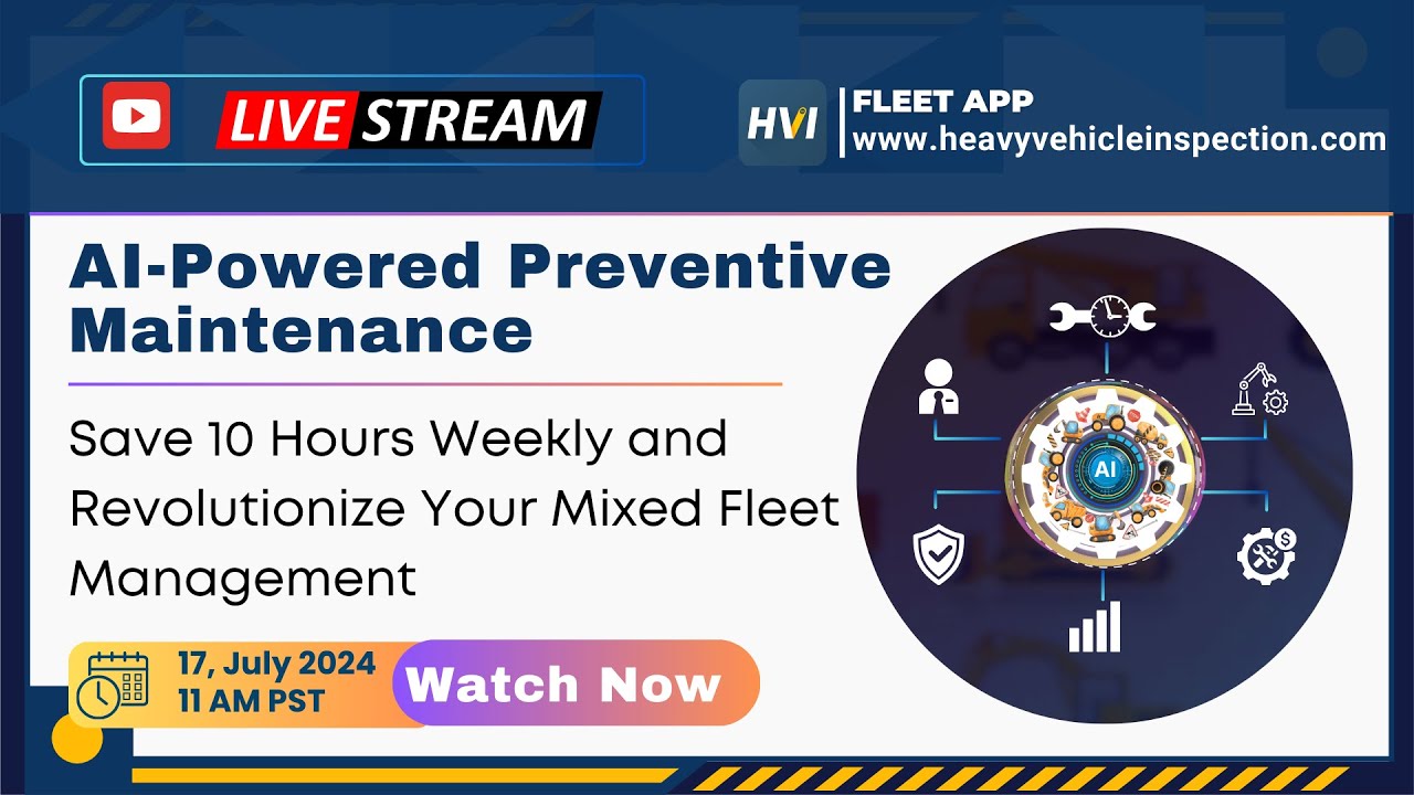 AI-Powered Preventive Maintenance Live #manufacturing #fleetmanagement ...