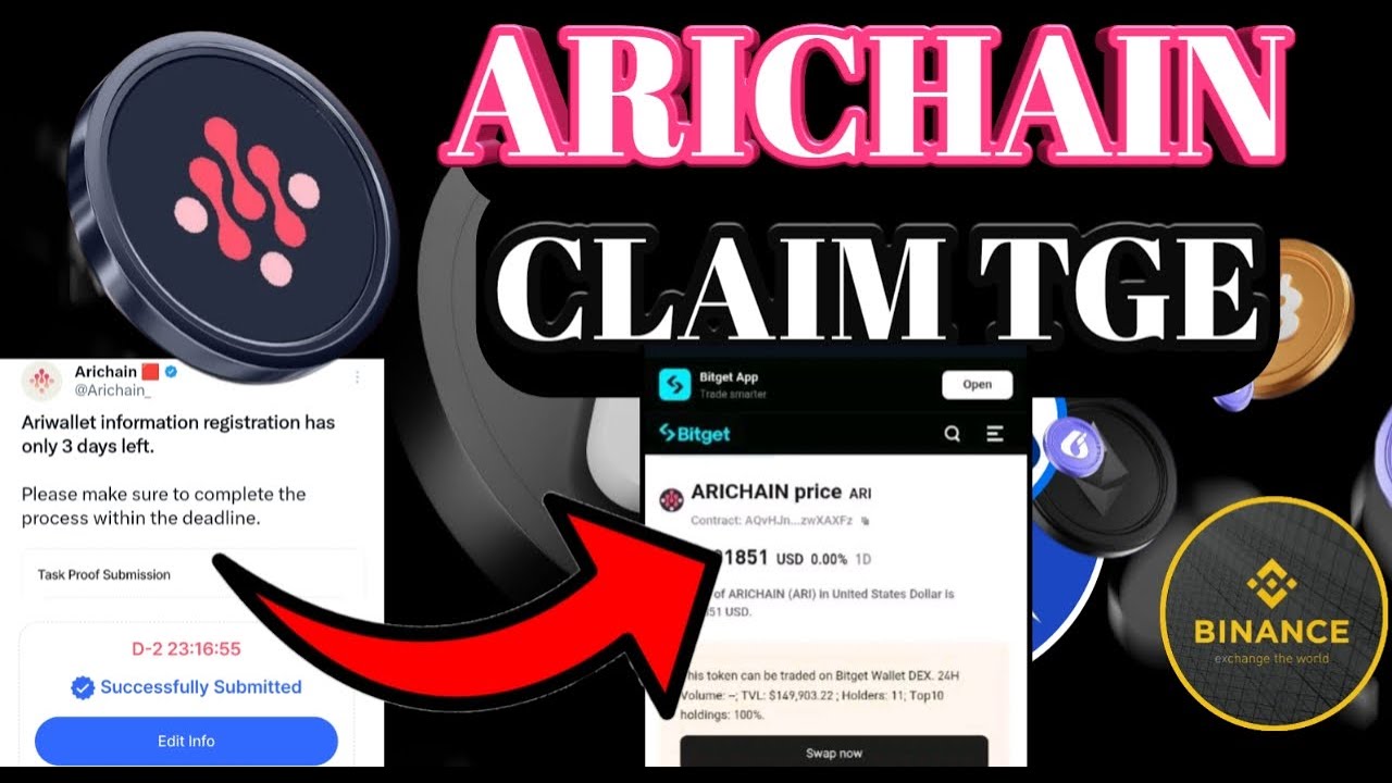 Arichain Claim Update। Arichain Listing Update ।AriChain New Update ...