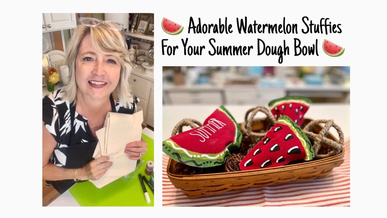 How to Make Some Adorable Watermelon Stuffies For Your Summer Dough ...