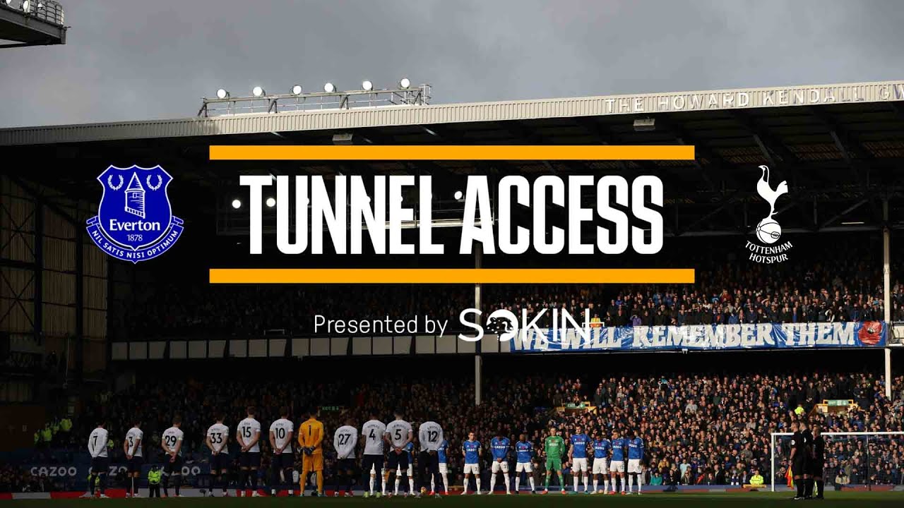 BEHIND THE SCENES AT ROCKING GOODISON! | TUNNEL ACCESS: EVERTON V SPURS ...
