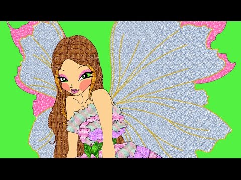 How to draw Bloom from Winx Club step by step/Как рисовать Блум Винкс ...