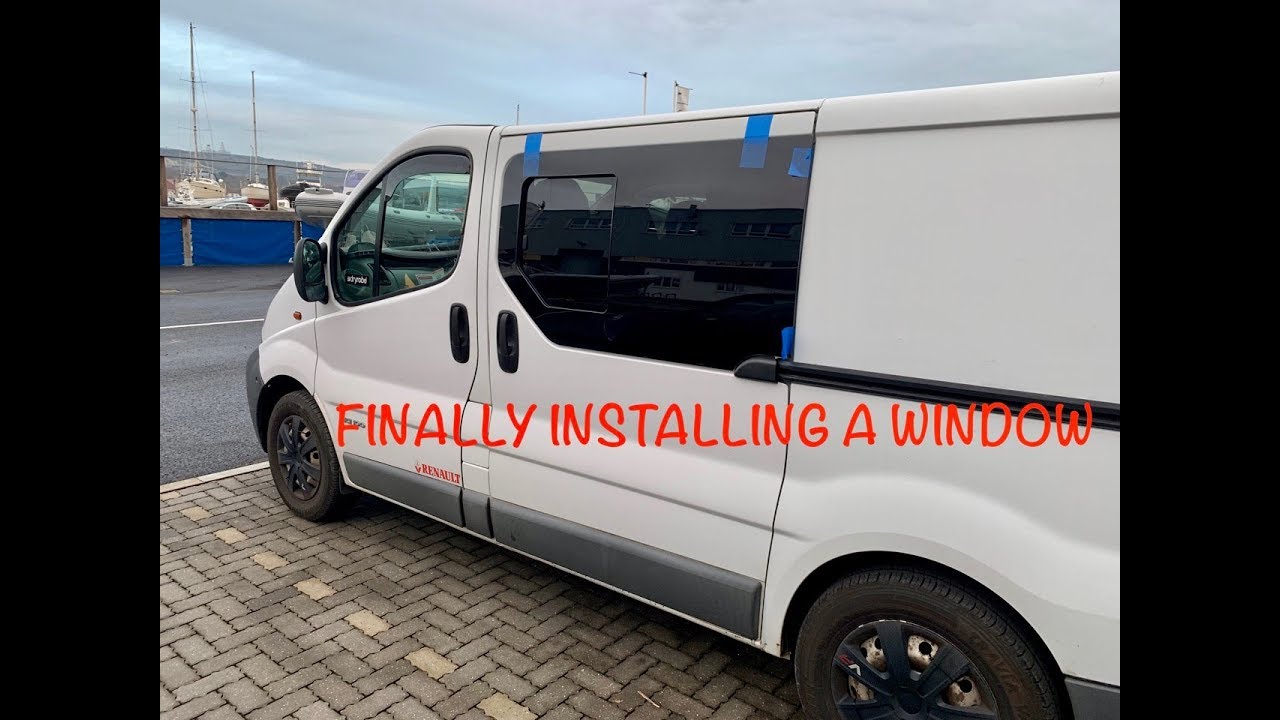 FINALLY GETTING A WINDOW! - Renault Trafic Van Camper Conversion ...