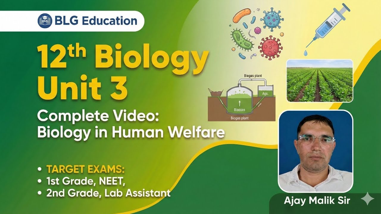 12th biology unit 3 complete - YouTube