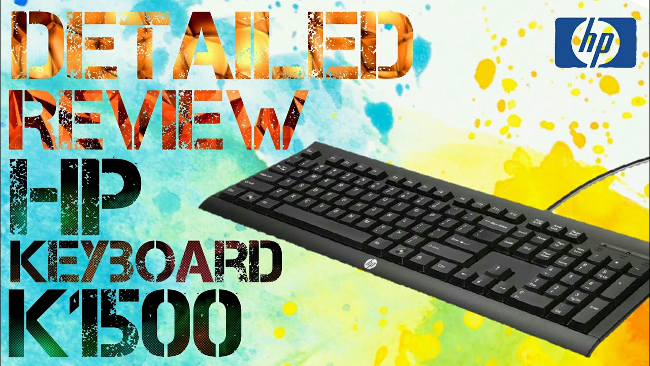 HP Keyboard K1500 Review & Unboxing - YouTube