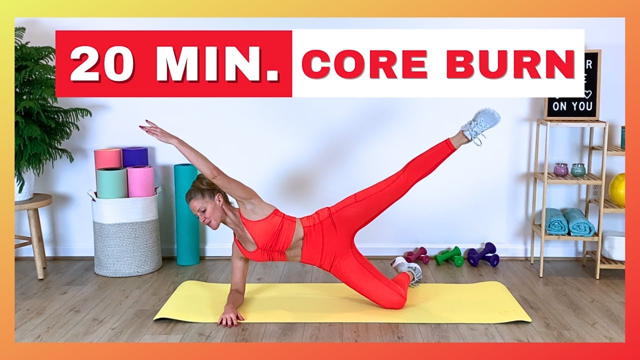 20 Min. Core Burn // Strong Abs, Back, & Obliques // No Equipment ...