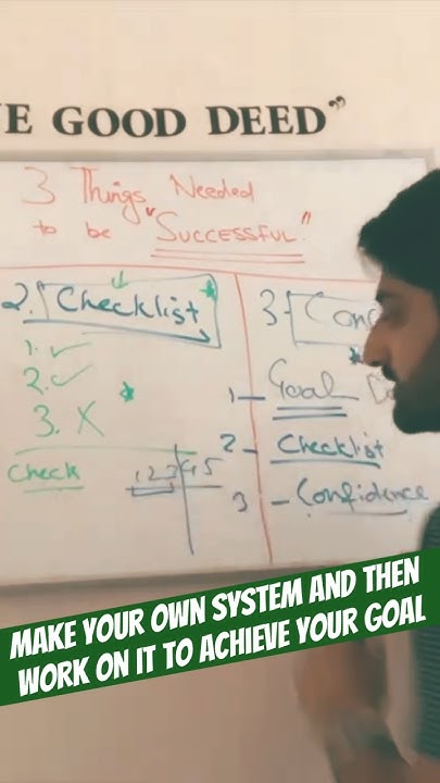 Make your own system and then work on it to achieve your goal #urdu #mindset #motivation - YouTube