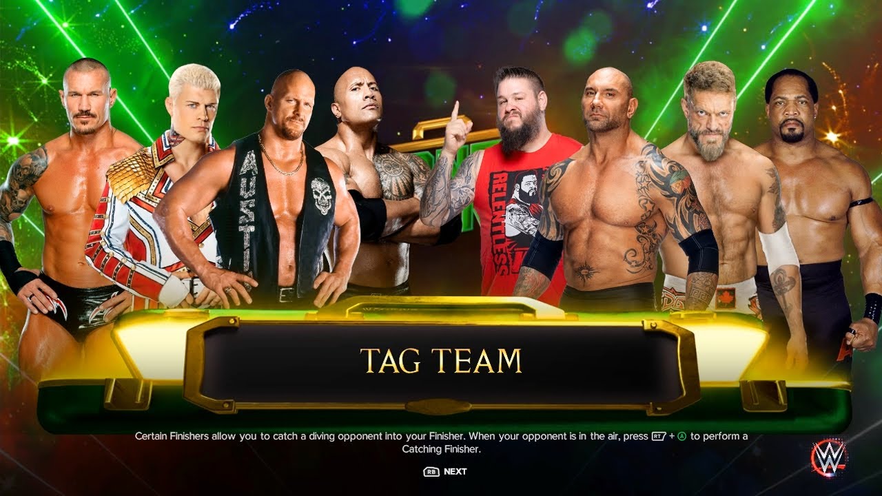 Team Steve Austin vs. Team Batista | 4v4 Tag Team Elimination Match ...
