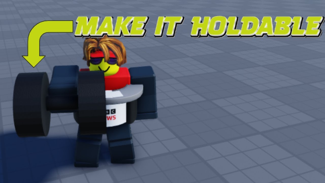 How to Make a Tool HOLDABLE in Roblox Studio - YouTube