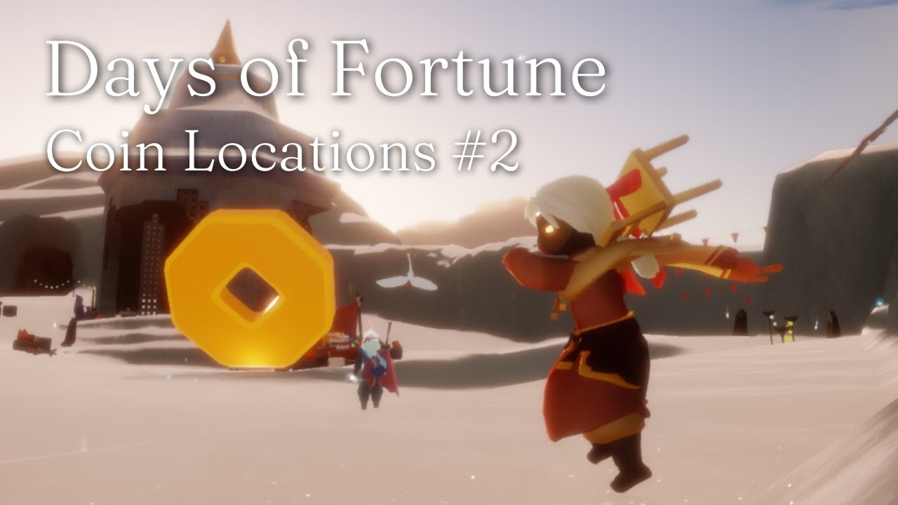 Today's Coin Locations for the Days of Fortune Event #2 | Sky: Children ...