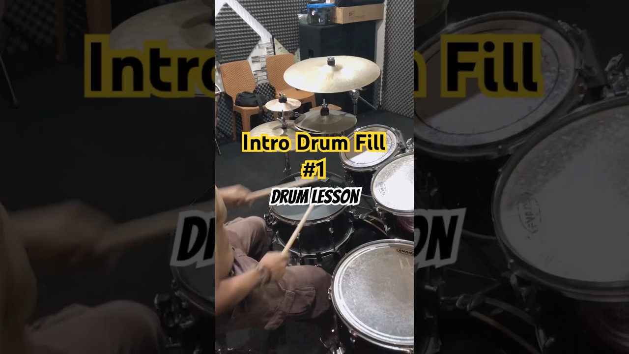Intro Drum FILL #part1 ‼️ #drumlessons #drumlesson #drums #drum #belajardrum #drummer #music # ...