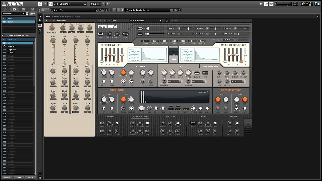 NI Reaktor Tutorial - Using FourChords (Free Ensemble) - YouTube