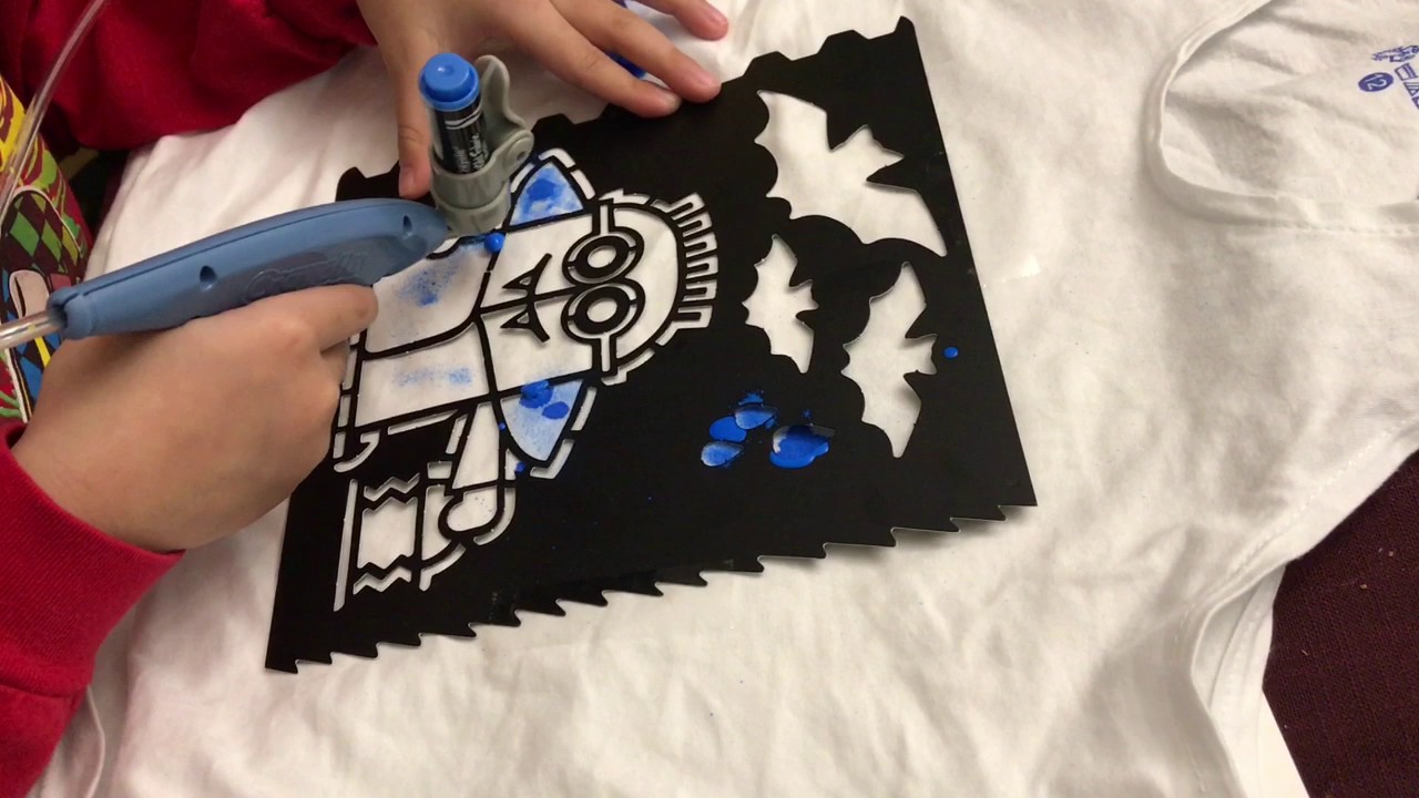 Crayola Marker Airbrush Minion Toy Tryout And Review With Calvin - YouTube