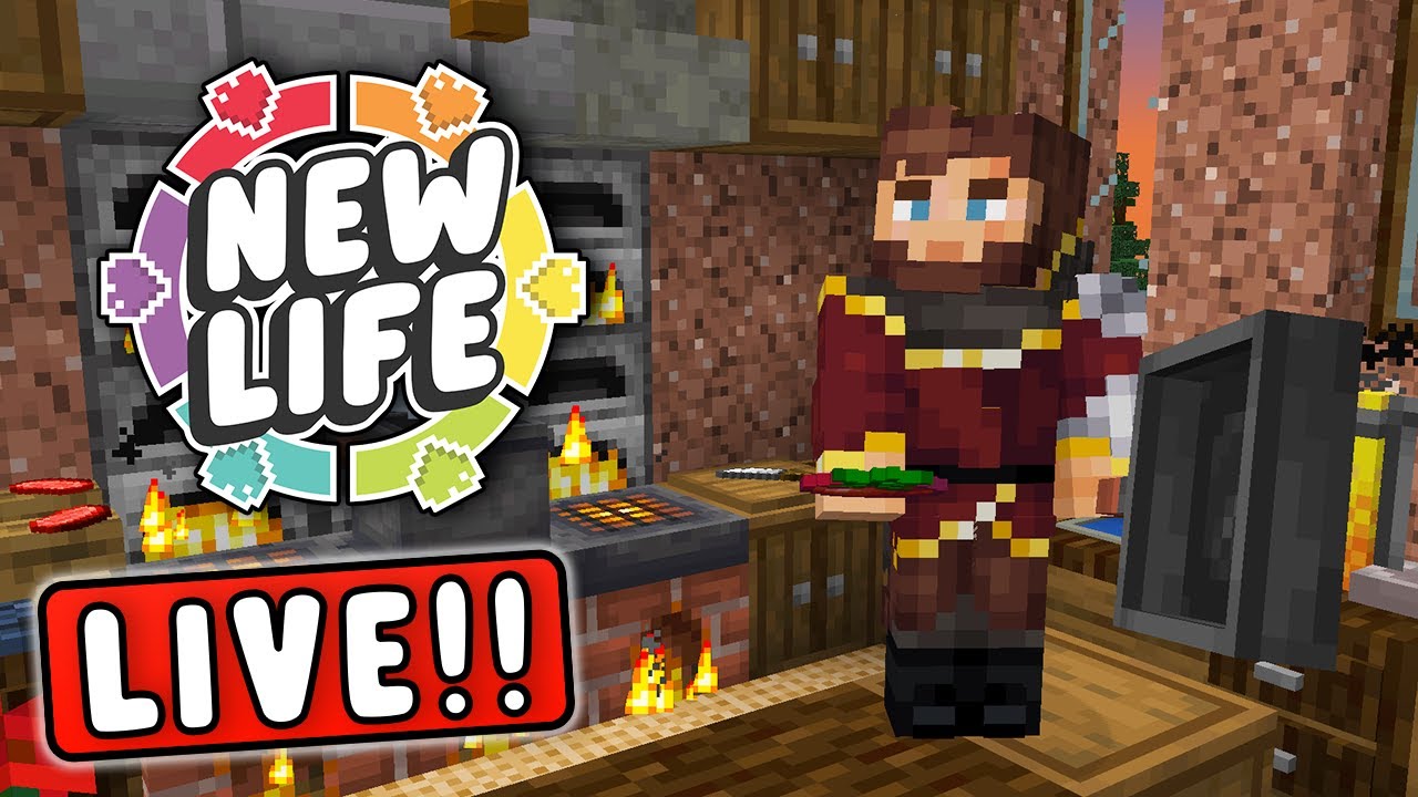 🔴 LET'S BECOME THE GREATEST CHEF ON NEW LIFE SMP!!! - YouTube