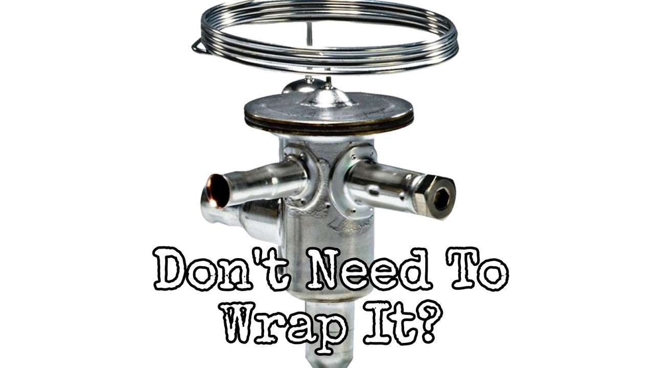 Stainless Steel TXV (Danfoss TU Valve) Installation and Operation - YouTube