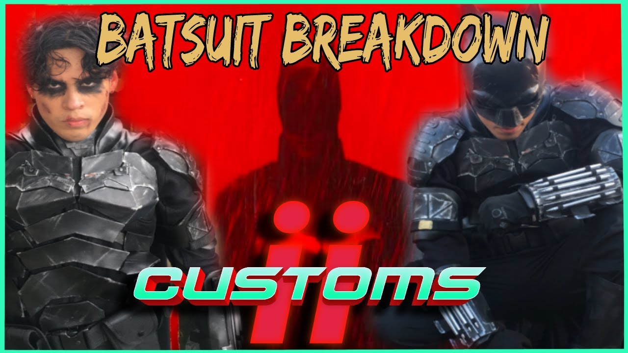 THE BATMAN COSPLAY SUIT BREAKDOWN REVEAL - YouTube