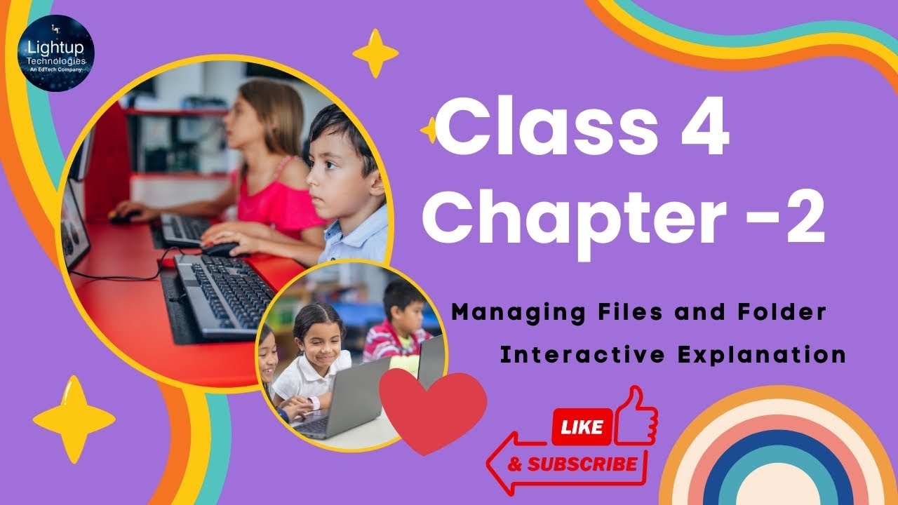 CBSE Class 4 Chapter 2 Managing Files and Folder Interactive Explanation - YouTube