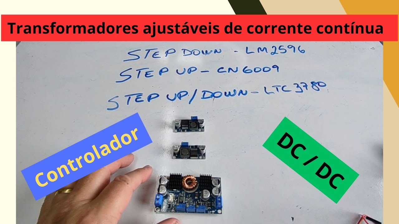 Controladores de tensão Step Up Step Down - EP255 - YouTube