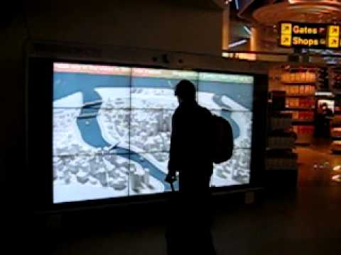 EYE Launch Interactive Media Wall - YouTube