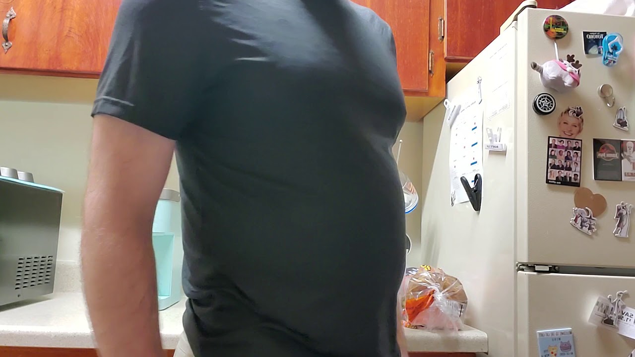 Bloated and accidental button pop - YouTube