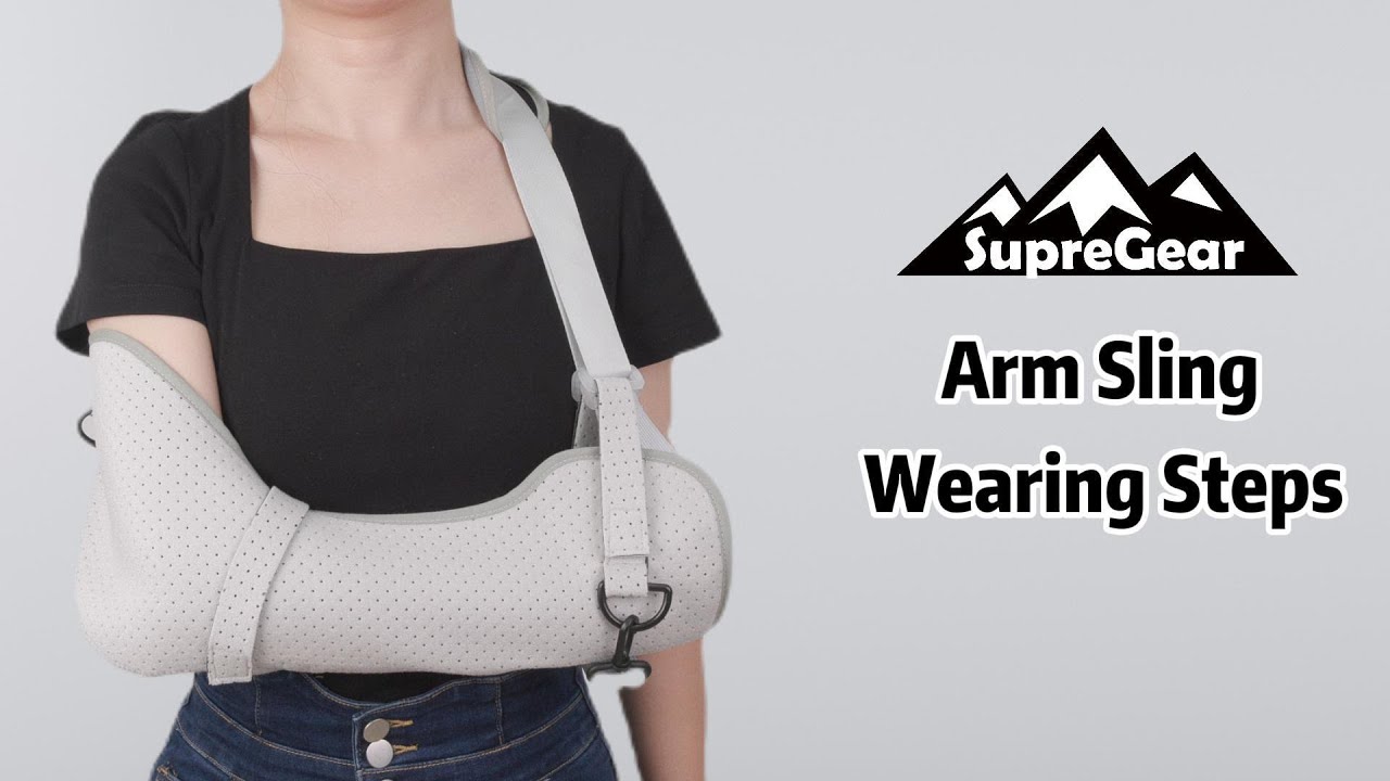 SupreGear Comfortable Medical Arm Sling, S-L (B0CFPHDG4V) - YouTube