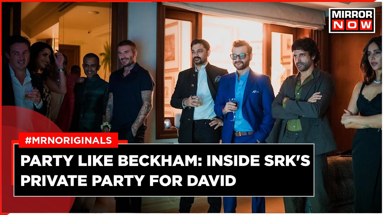 David Beckham Party in Mumbai | Shah Rukh Khan Throws Party | Sonam ...