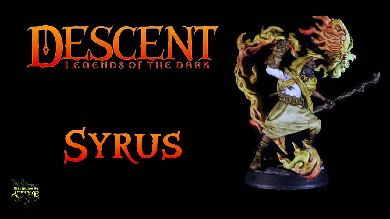 Como PINTAR miniaturas. Syrus DESCENT leyendas de las tinieblas - YouTube
