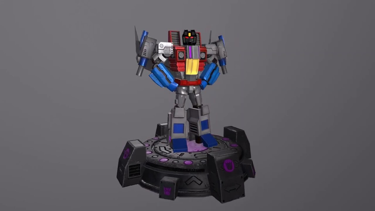 TRANSFORMERS: Starscream 3D Model Reel - YouTube