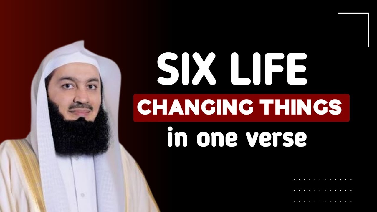 don't miss | Allahu Akbar six life changing things in one verse | muft ...