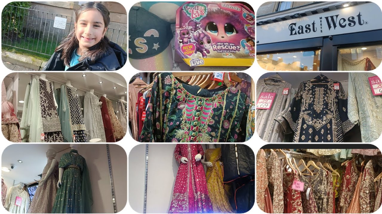 AJ Main gyee East Meets West Asian Clothes Shop in Glasgow ||Biya ki ...