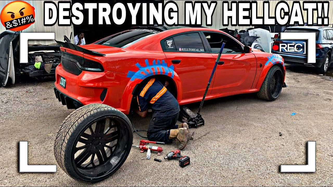 DESTROYING MY HELLCAT.. NO TURNING BACK NOW!! - YouTube