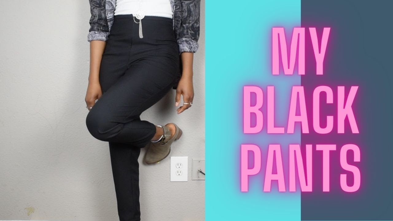 My black pants from the scratch , tutorial for beginners ,sewing ...