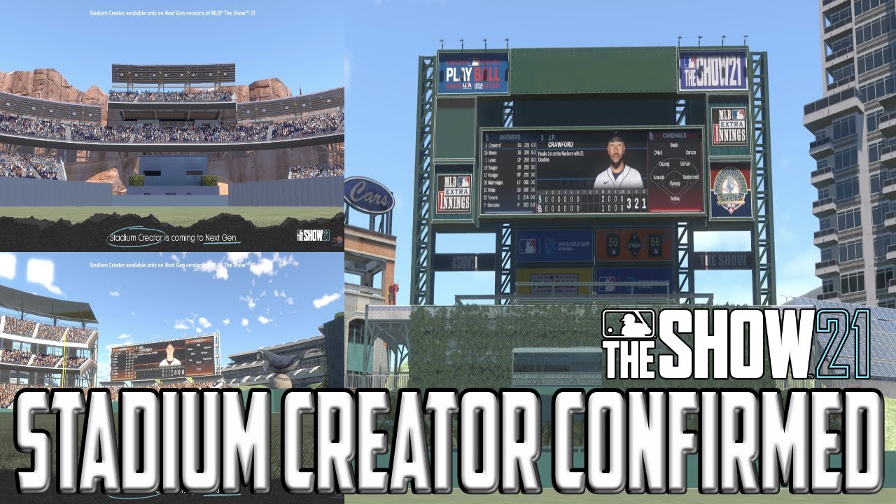 STADIUM CREATOR OFFICIALLY CONFIRMED FOR MLB The Show 21!! - YouTube