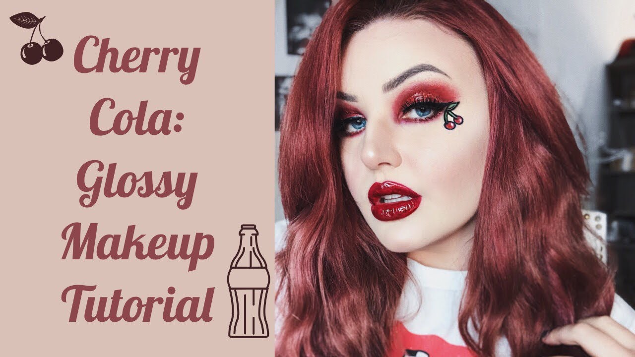 💦🍒 GLOSSY CHERRY MAKEUP TUTORIAL 🍒💦 | Blaize McKennah - YouTube