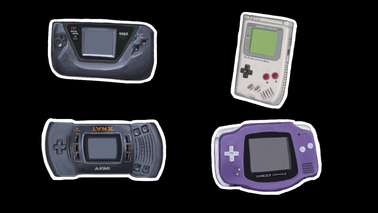 I Draw Retro handhelds - YouTube