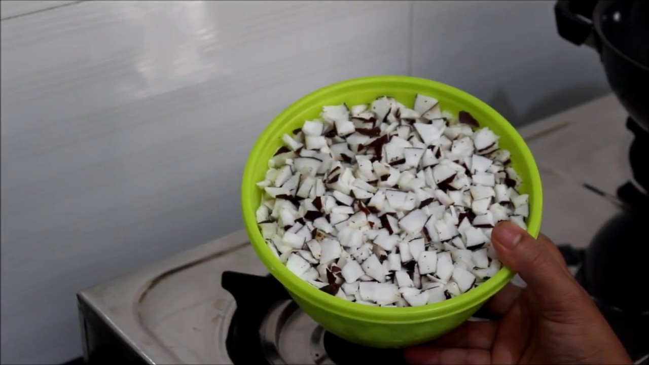 Homemade Coconut Paste - YouTube