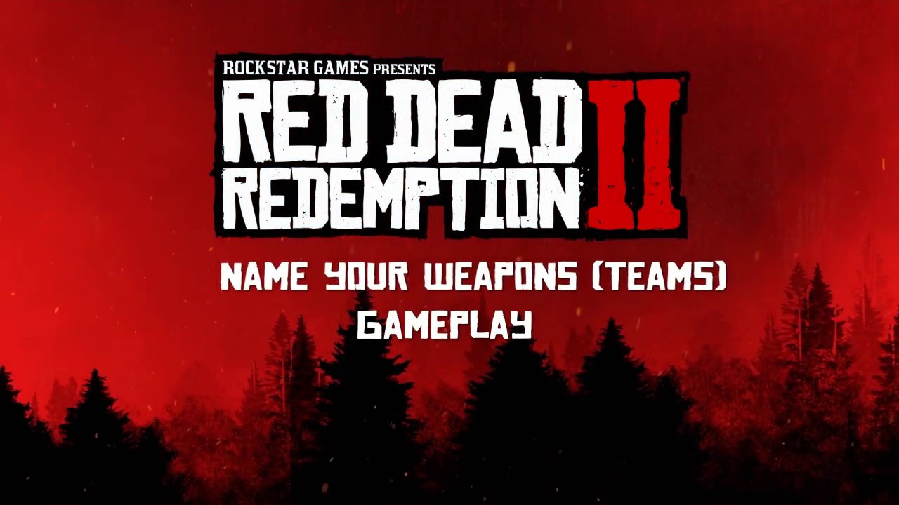 Red Dead Redemption 2 Online / Team Deathmatch Gameplay ( Name Your ...