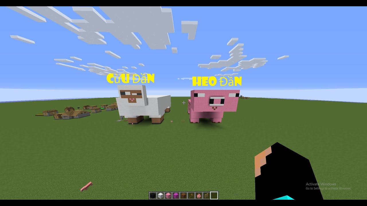 [ MINECRAFT SÁNG TẠO ] New series: Xây con Heo khổng lồ - YouTube