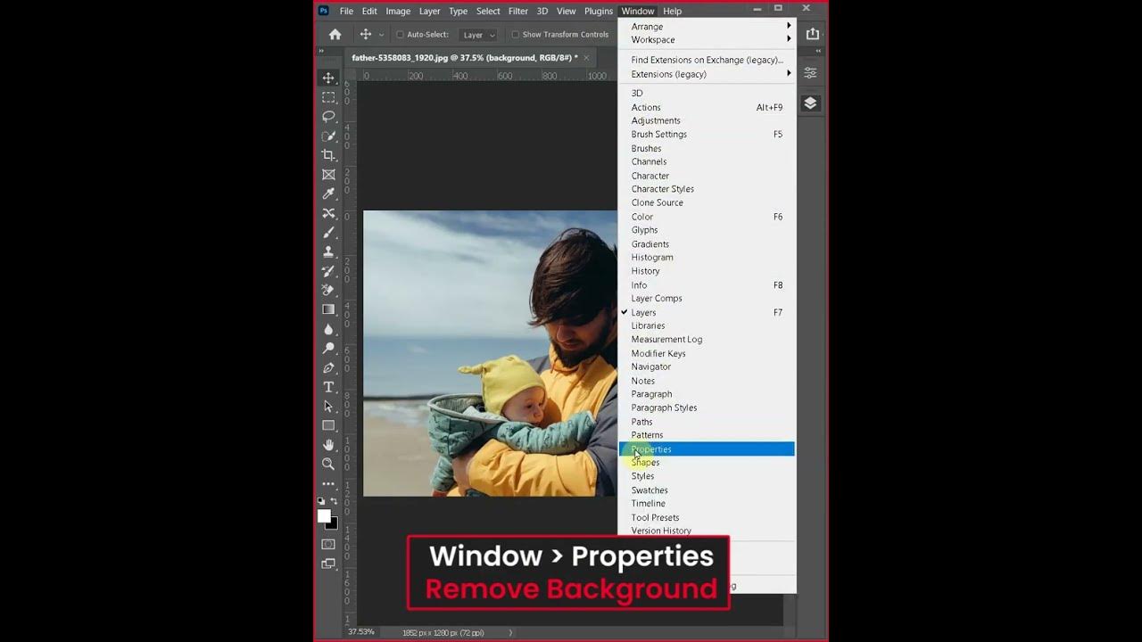easy way to quickly remove background in photoshop #gfxtechniques #gfxt ...