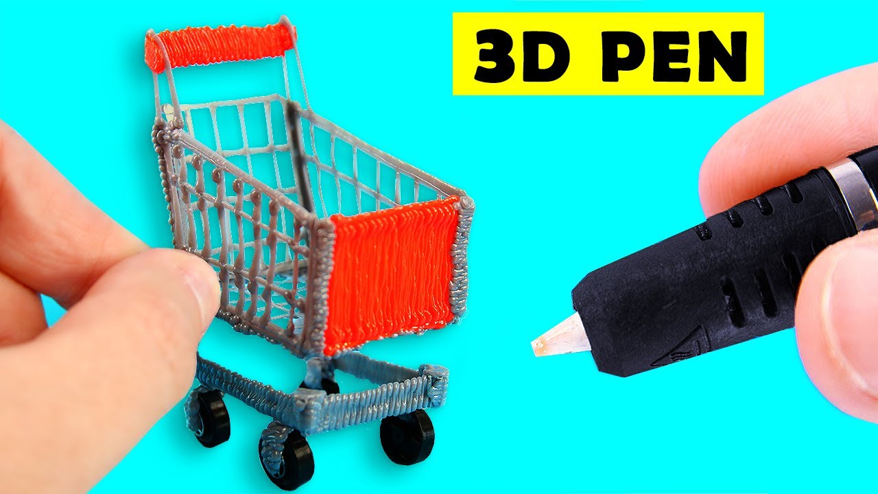 40 3D PEN DOLL HACKS - YouTube