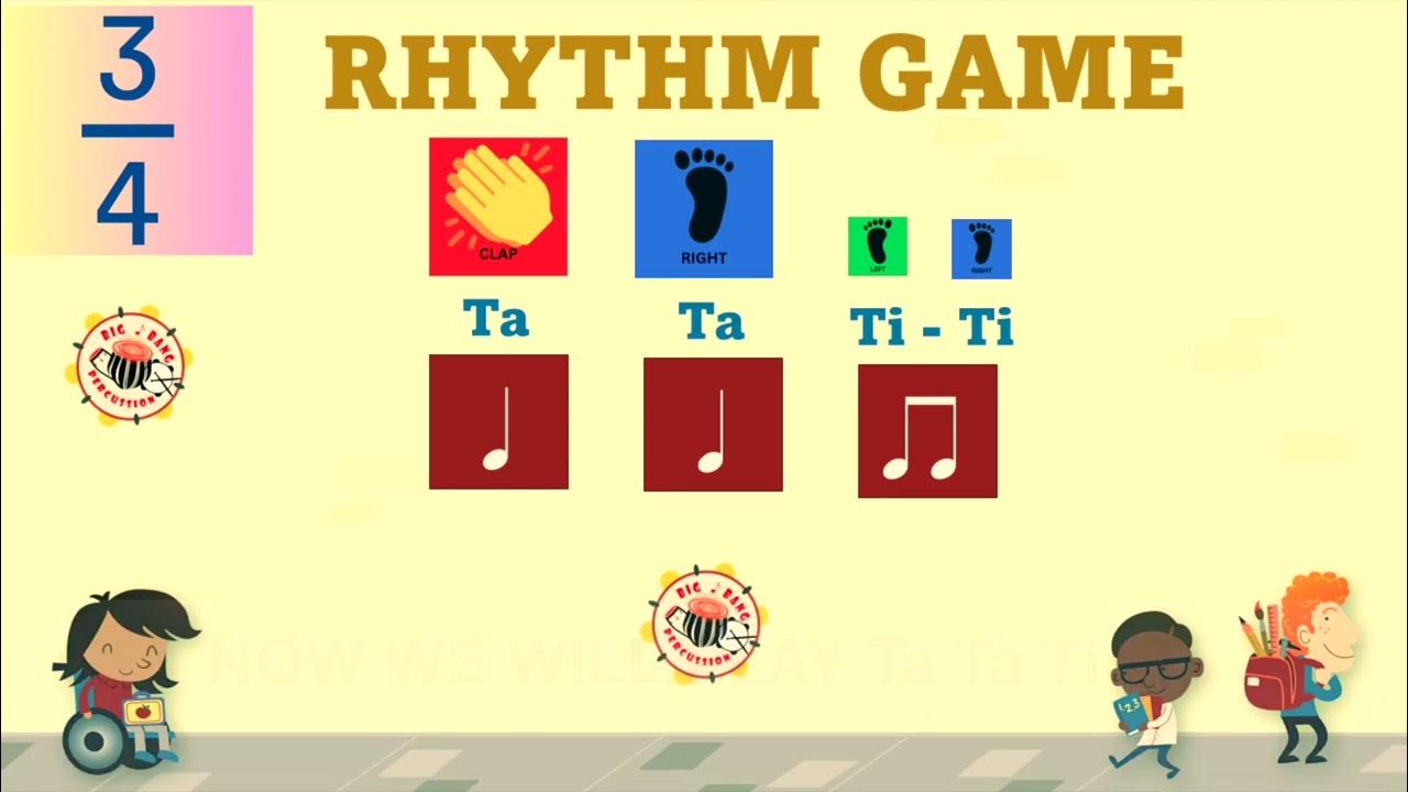 PLAY ALONG - 3/4 RHYTHM GAME - 80bpm - YouTube