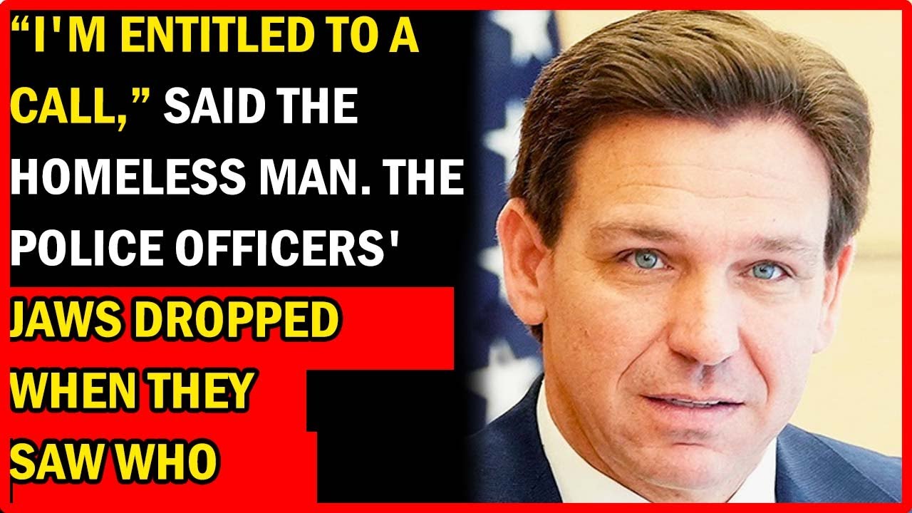 “i'm Entitled To A Call,” Said The Homeless Man. The Police Officers ...