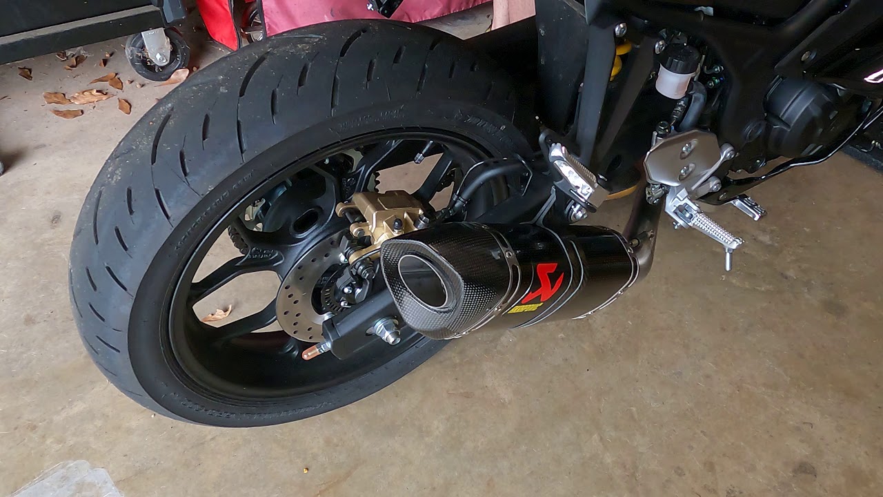 2021 Yamaha R3 Akrapovic Full Exhaust - YouTube
