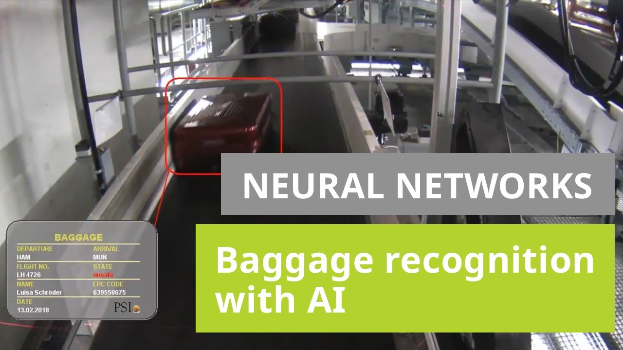 Baggage recognition with neural networks - YouTube