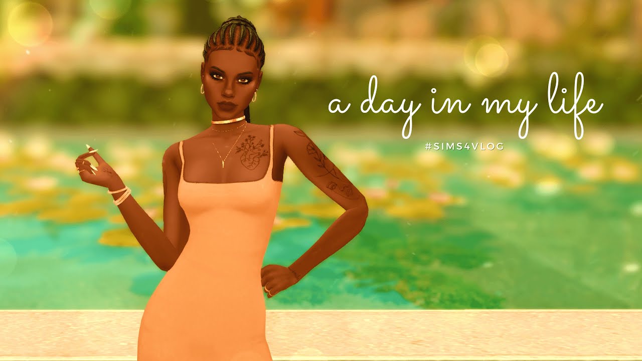 🌸sims 4 vlog 🌸| ｡･ﾟﾟ･spend the day with me･ﾟﾟ･｡ - YouTube